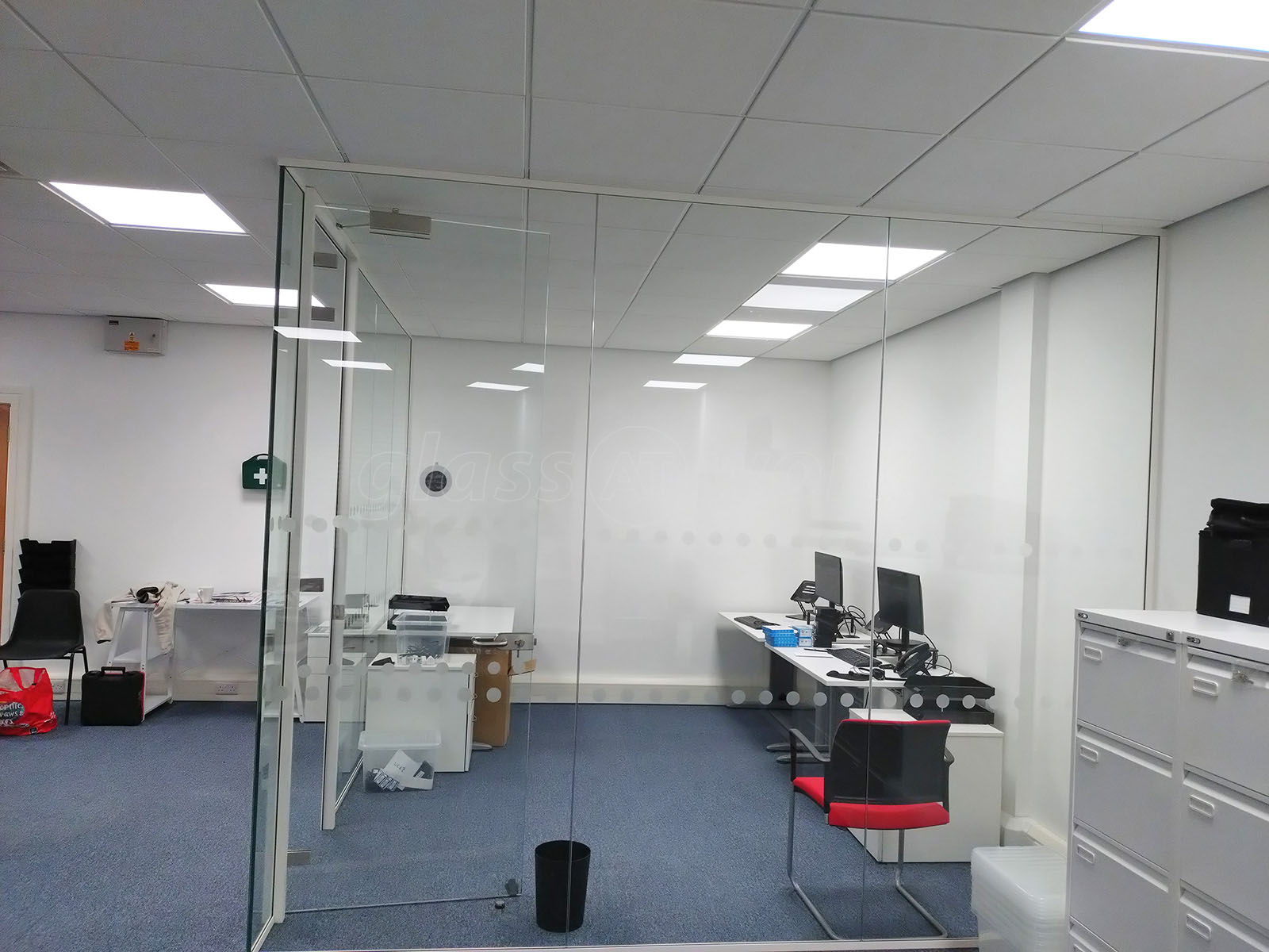 Glass Partitions at IntraHealth (Ellesmere Port, Cheshire): Glass ...