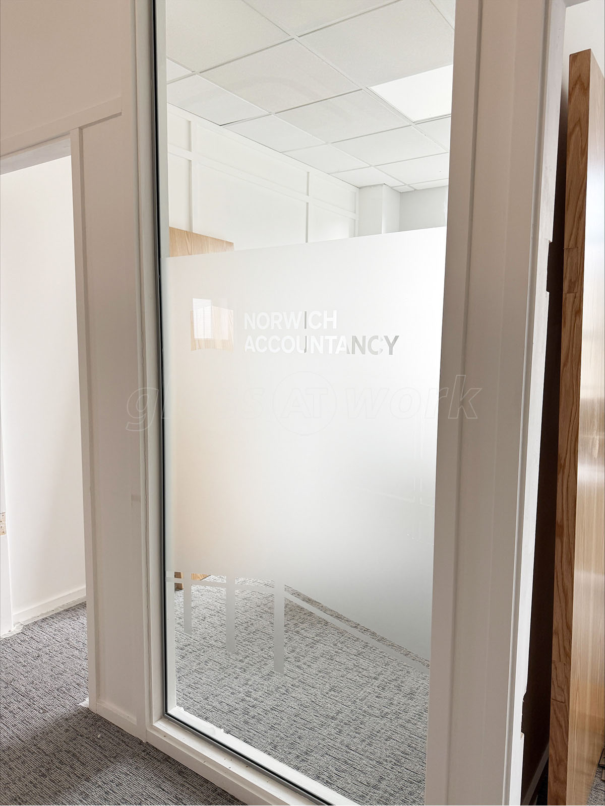 Glass Partitions at Norwich Accountancy (Norwich, Norfolk): Acoustic ...