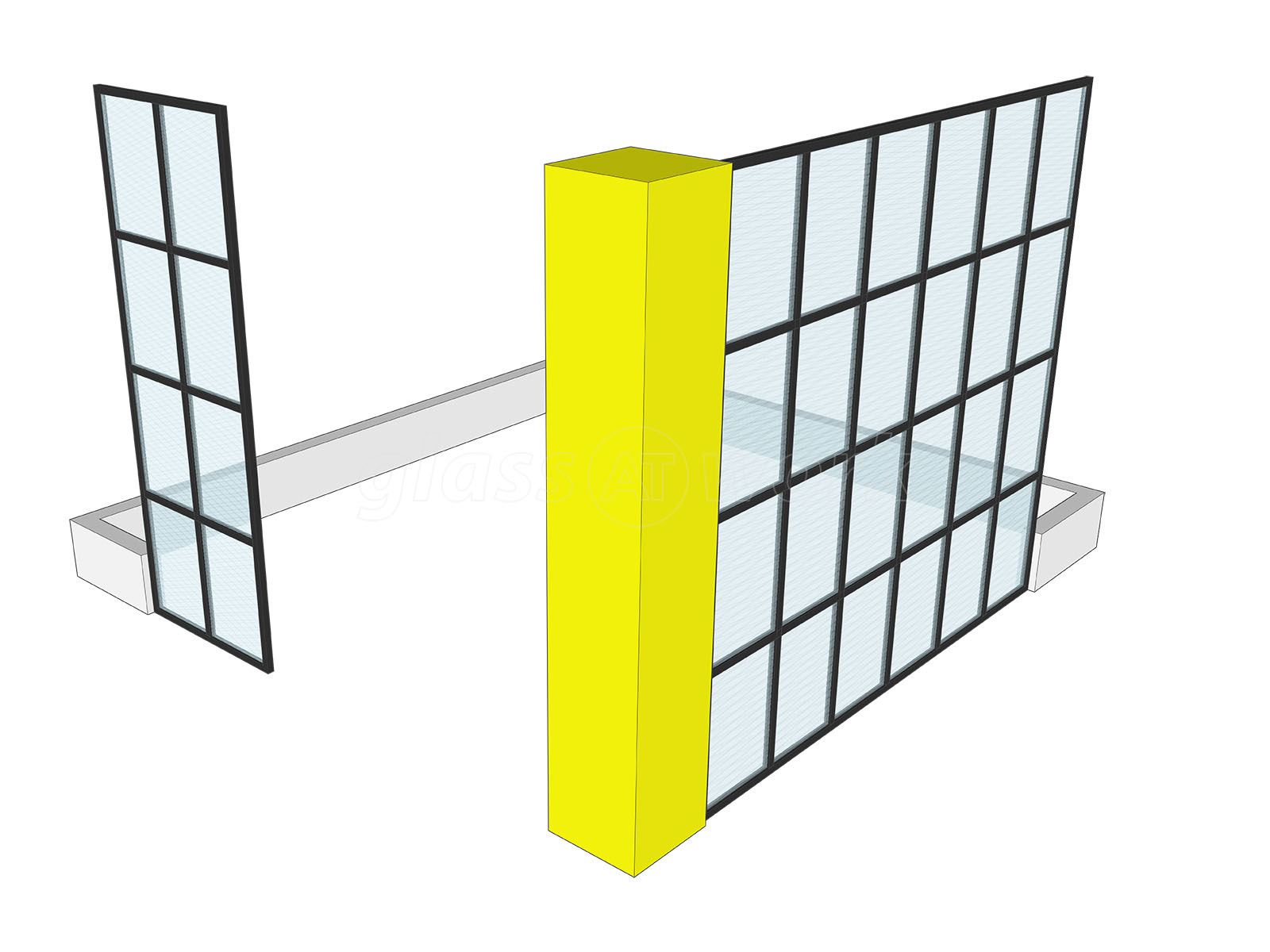 Glass Partitions at Phoenix Pub (Ilmington, Warwickshire): Open Ended ...