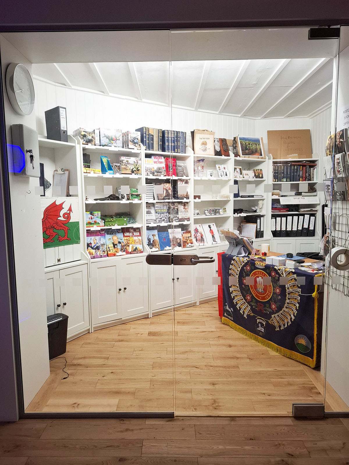 Glass Partitions at Royal Welch Fusiliers Museum (Caernarfon Castle ...