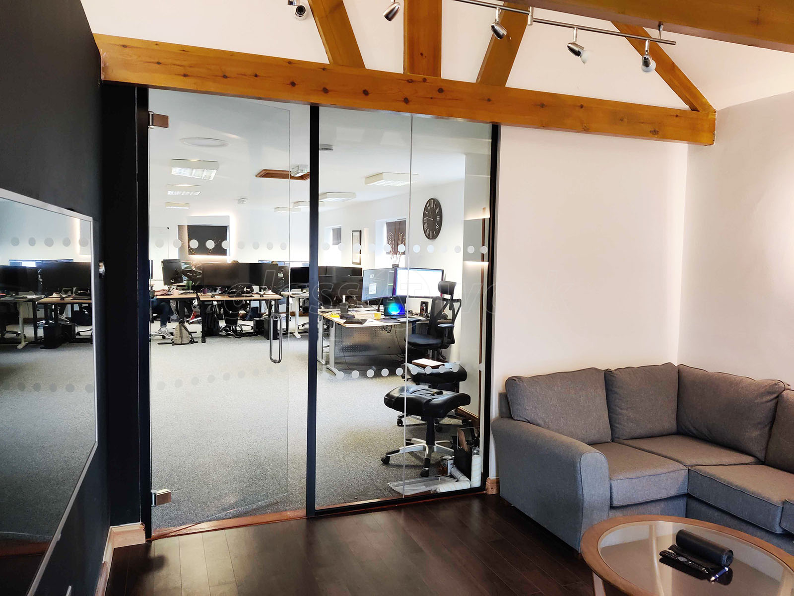 Glass Partitions at Senses Web Solutions (Stourbridge, West Midlands ...