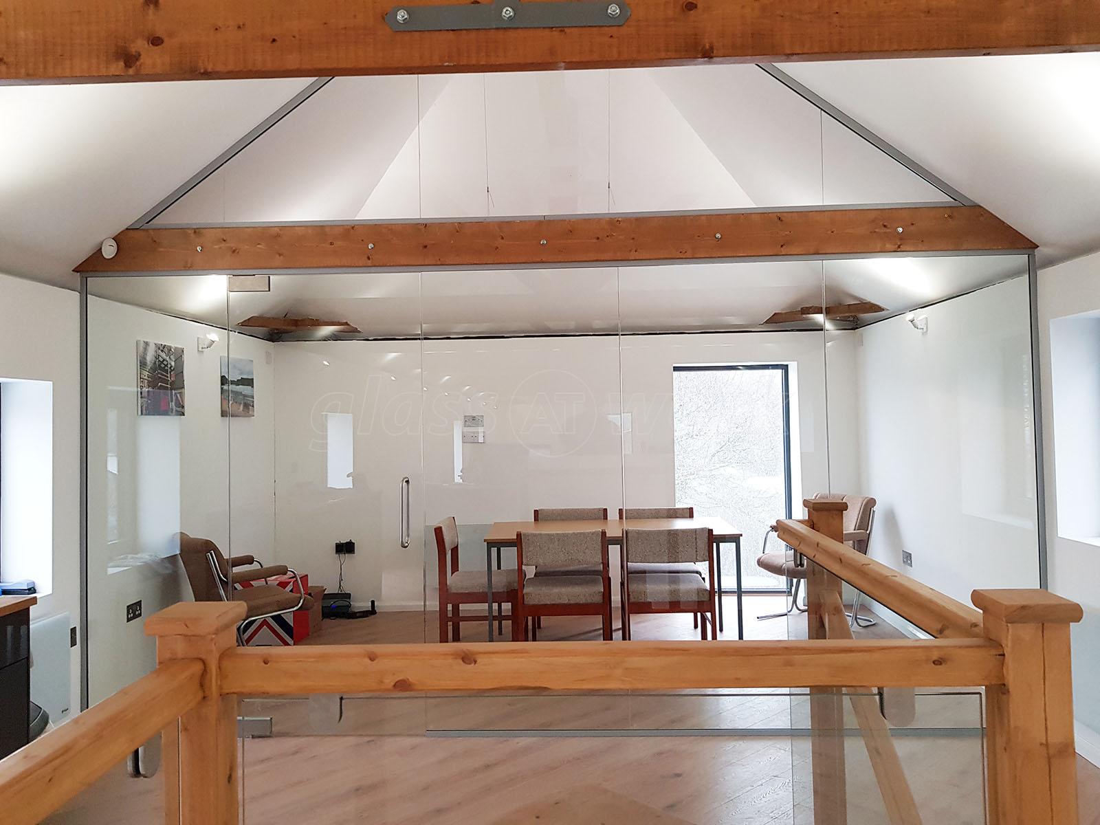 Glass Partitions at K & MJ Noble (Brough, North Yorkshire): Frameless ...