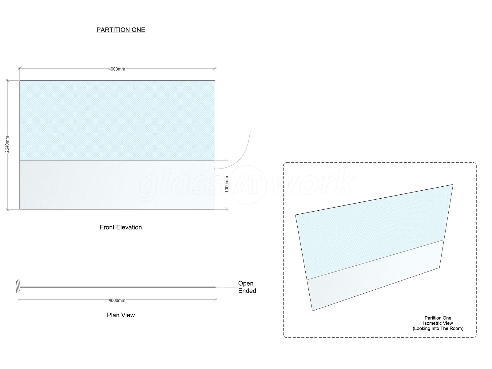 Glass Partitions at Allsop Pitts Ltd (Torquay, Devon): Small Open Ended ...