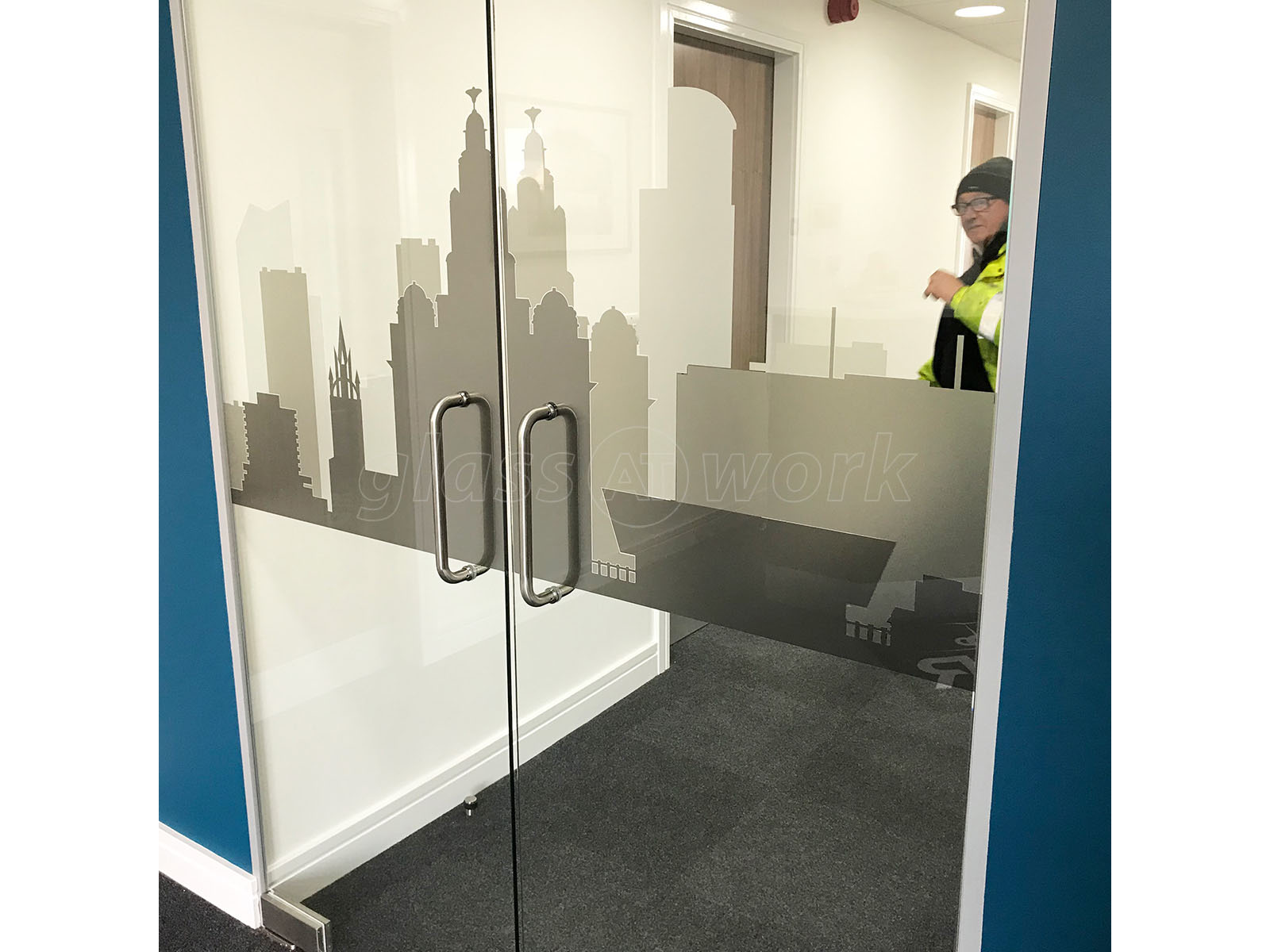 Glass Partitions at SpaceBuilder Ltd (Liverpool): Frameless Double ...