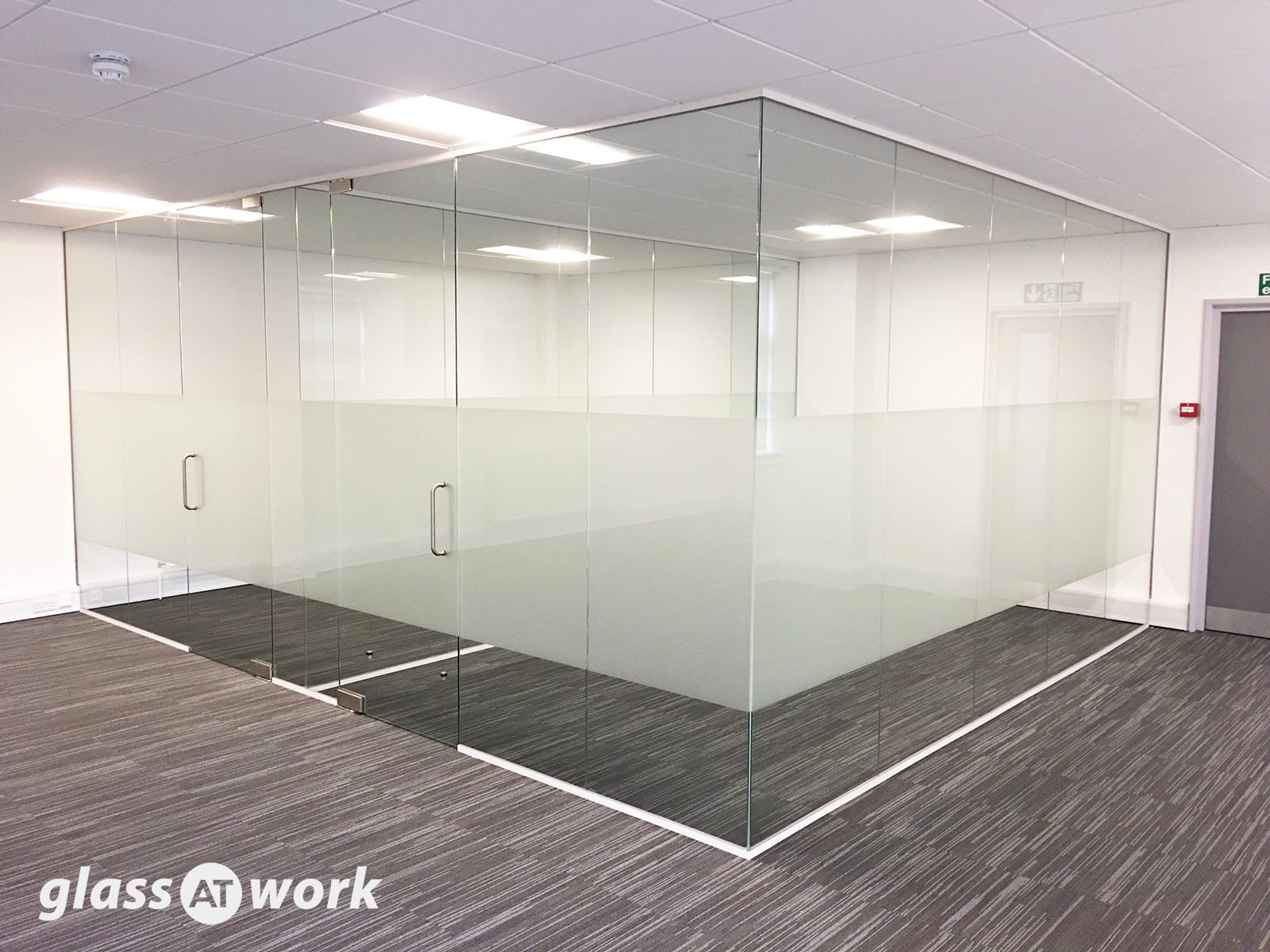 Glass Partitioning at Hatch Interiors Ltd (Harlow, Essex): Glass Corner ...