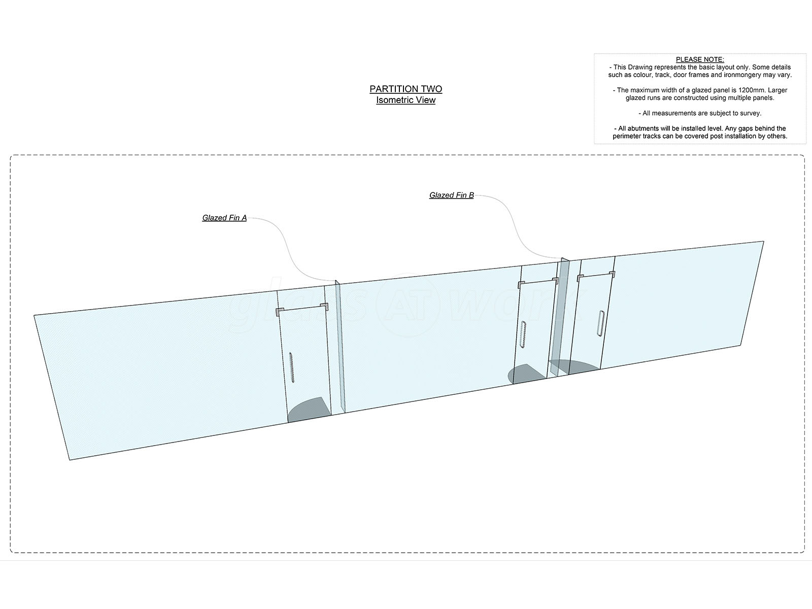 Glass Partitioning at Vulcan Seals (Sheffield): Toughened Glass Office ...
