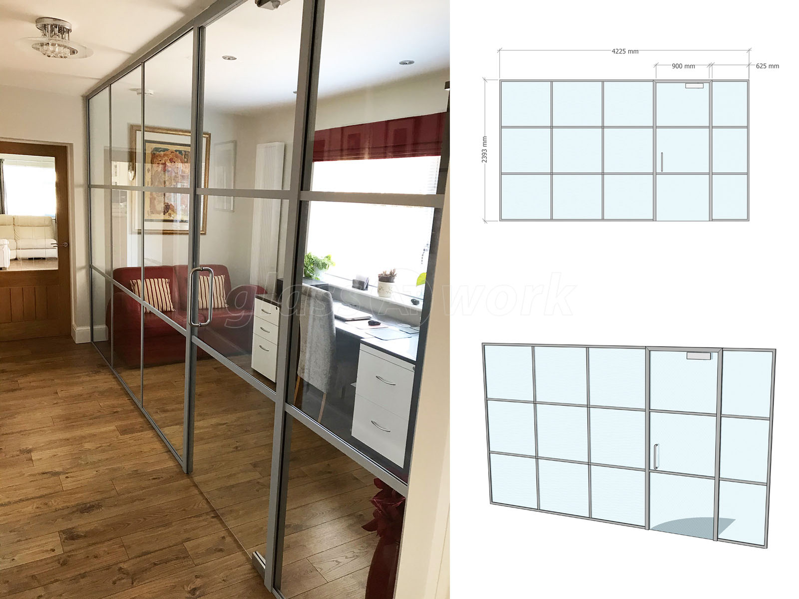 Glass Partitions at Residential Project (Loughborough, Leicestershire ...