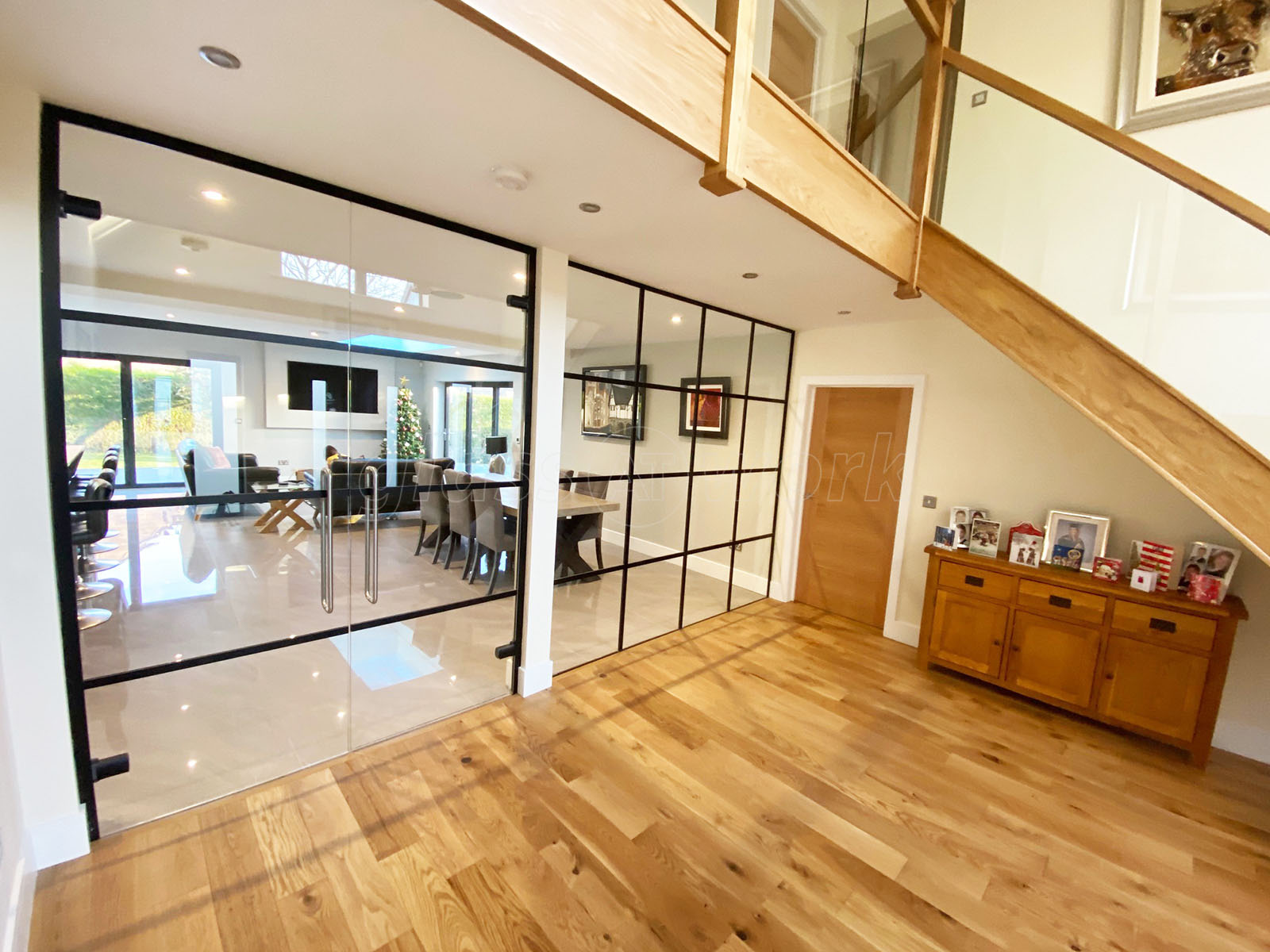 Glass Partitions at Domestic Project (Market Harborough, Leicestershire ...